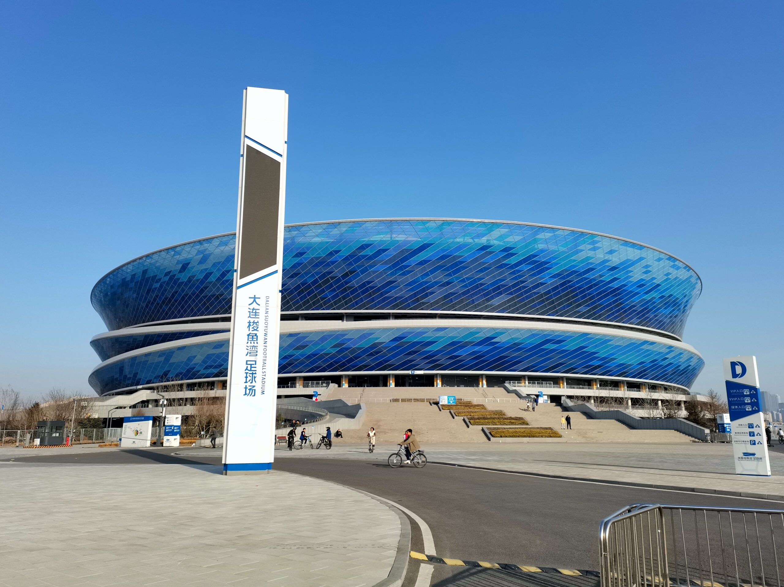 Five largest stadiums in the Chinese Super League